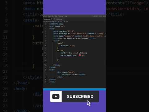 Button hover effect in css 🌊 | Codestyling