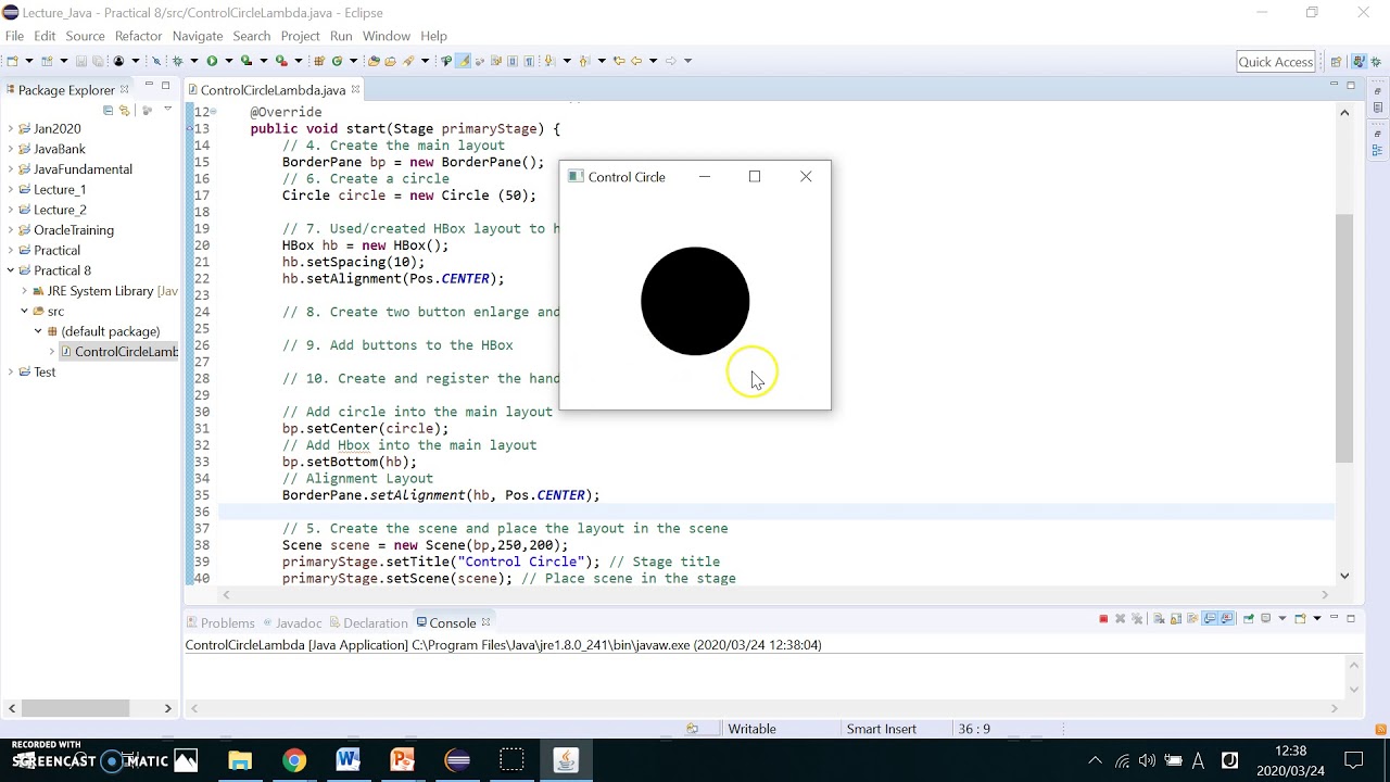 OOP's Practical 8 Example (Cont)