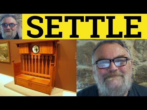 🔵 Settle Meaning Settlement Settling Settled Settler Unsettled Unsettling Unsettled - Word Families