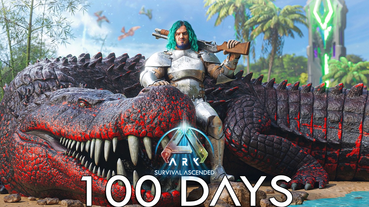 Surviving 100 Days in Hardcore ARK Survival Ascended