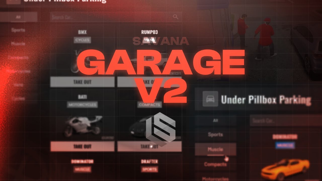 [QB/ESX/QBOX] FiveM | Garage Script | savana-garagev2