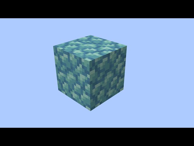 No Prismarine Animation Blue Minecraft Texture Pack