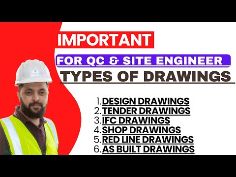 Types of Drawings in Construction Projects | IFC, Shop Drawings , Red Line Drawings, As built.