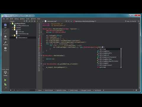 How to add QTableWidget data to LimeReport