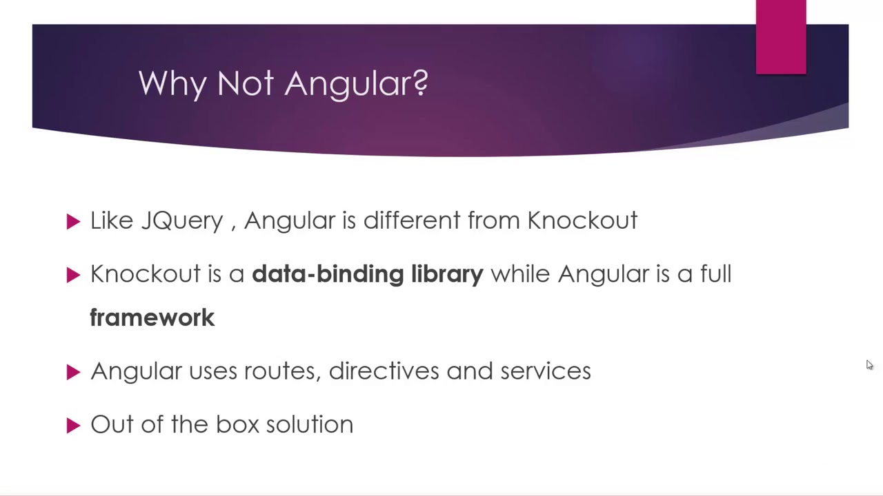 Learn Knockout JS Framework from GroundUp : What is Knockout
