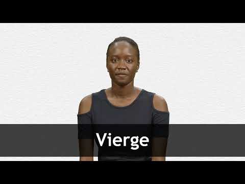 How to pronounce VIERGE in French