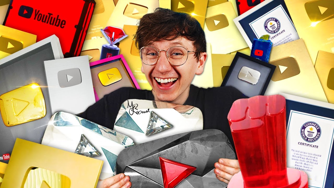 Every YouTube Award I Own (Worth Over $1,000,000)