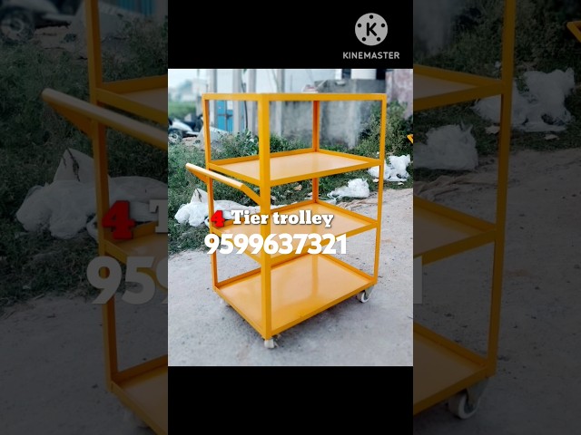 Wire Mesh Trolley - 4 Tier Trolley Manufacturer from Faridabad