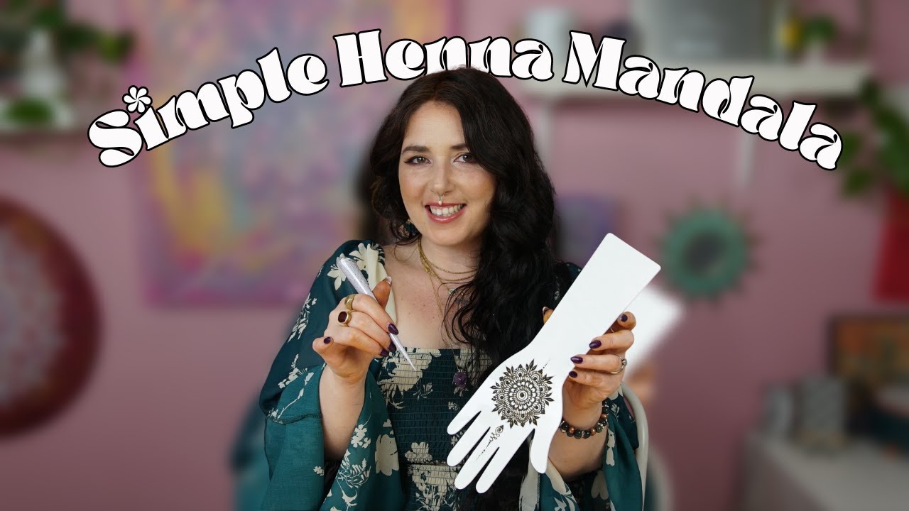 ✨ Simple Henna Mandala Tutorial For Beginners ✨ #hennaart  #hennaclass #hennaart