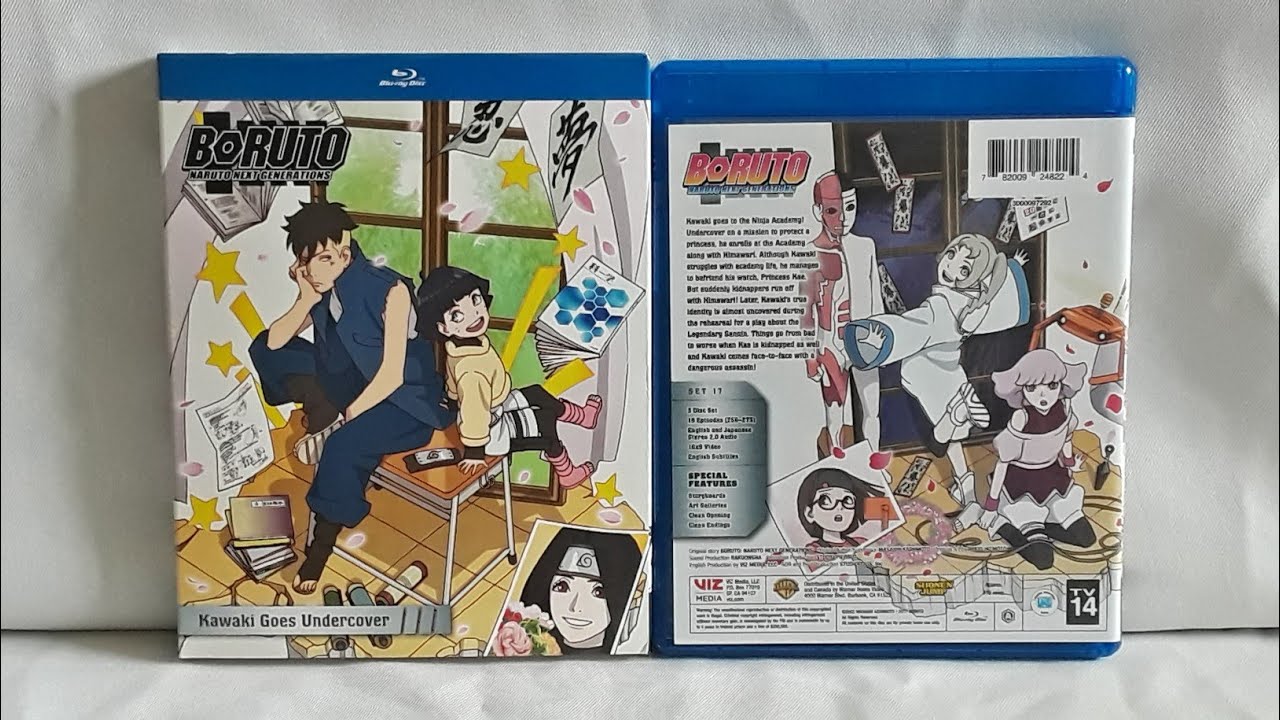 Unboxing Boruto Volume 17 Blu-ray