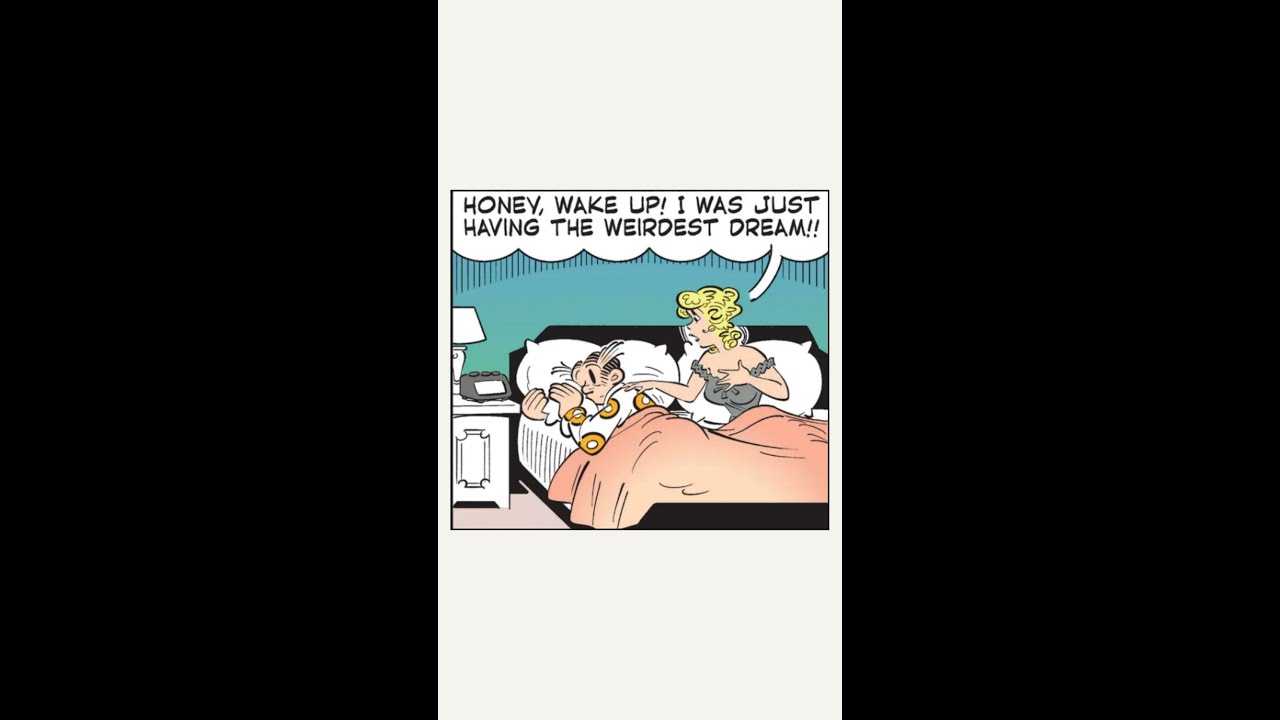 Blondie's weird dream- Blondie Comics