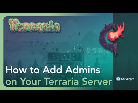 How to Add Admins On a TShock Server - Terraria