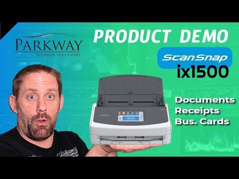 Fujitsu ScanSnap ix1500 Product Demo