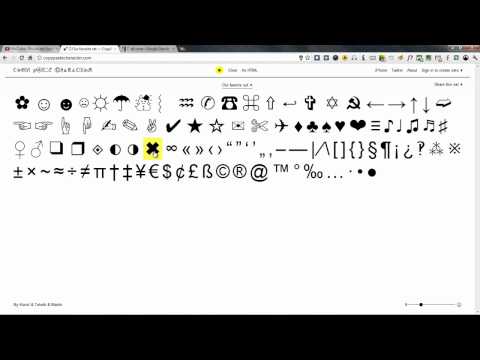 Copy special characters that aren't on your keyboard