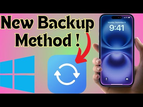 How to Backup iPhone to PC Backup with New Apple devices app on Windows
