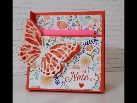 Butterfly Sticky Note Holder – Saturday Anything Goes Series | Cards by ...