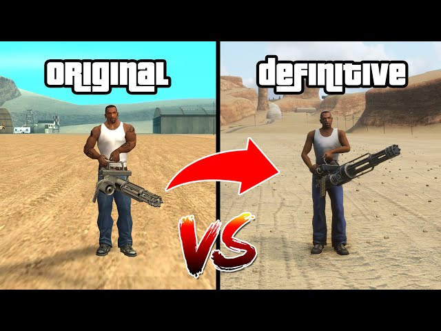 5 most useful guns in GTA San Andreas Definitive Edition