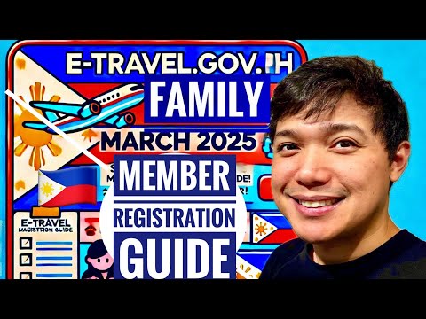 🇵🇭🇯🇵MARCH 2025 E-TRAVEL GOV PH STEP BY STEP FAMILY MEMBERS REGISTRATION GUIDE! ✈️ GUIDE FOR FAMILIES