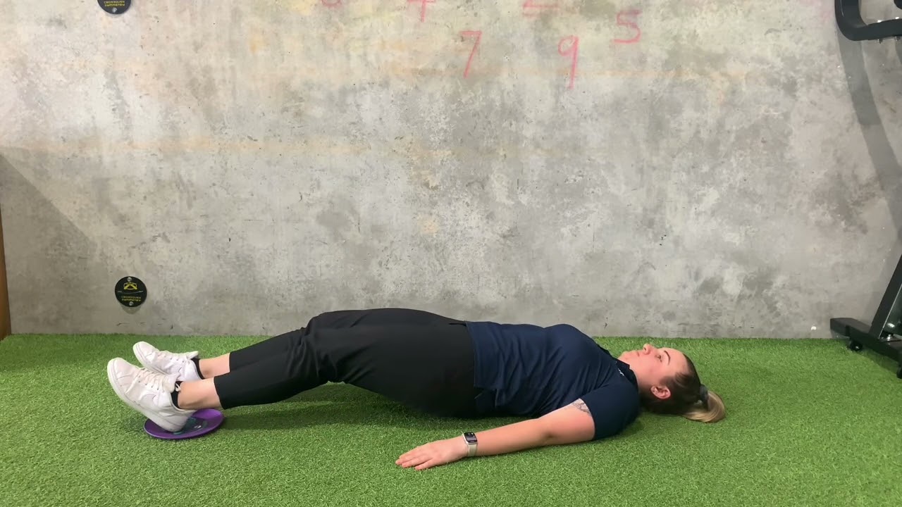 Exercise Demonstration: Eccentric Hamstring Slides