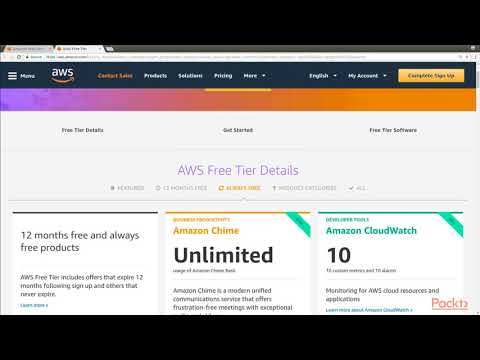Learn Learning Amazon Web Services The Course Overview |packtpub com - Mind Luster
