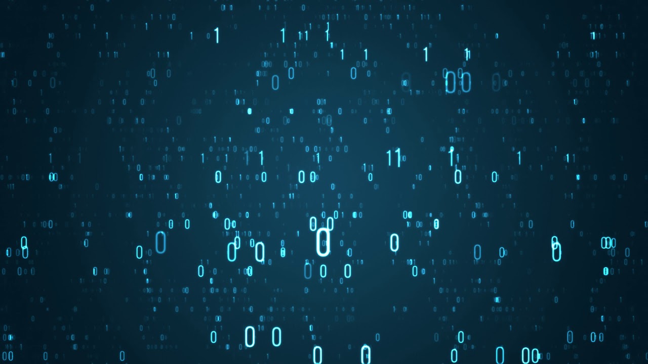 binary digits data abstract background L76HY4C