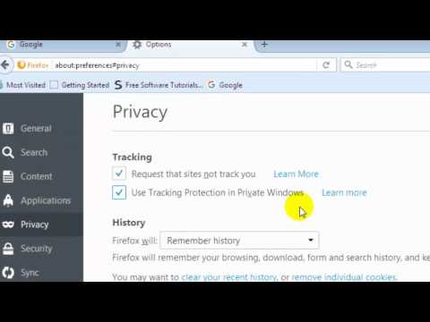 How to allow cookies in firefox