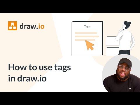 How to use tags in draw.io