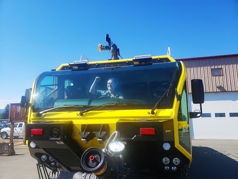 Check out the New Fire Truck at the Nanaimo Airport