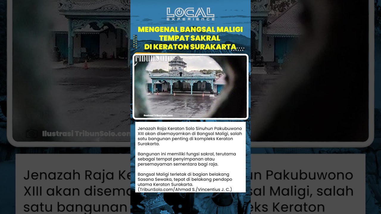 Mengenal Bangsal Maligi, Tempat Sakral di Keraton Surakarta - Tribun Video