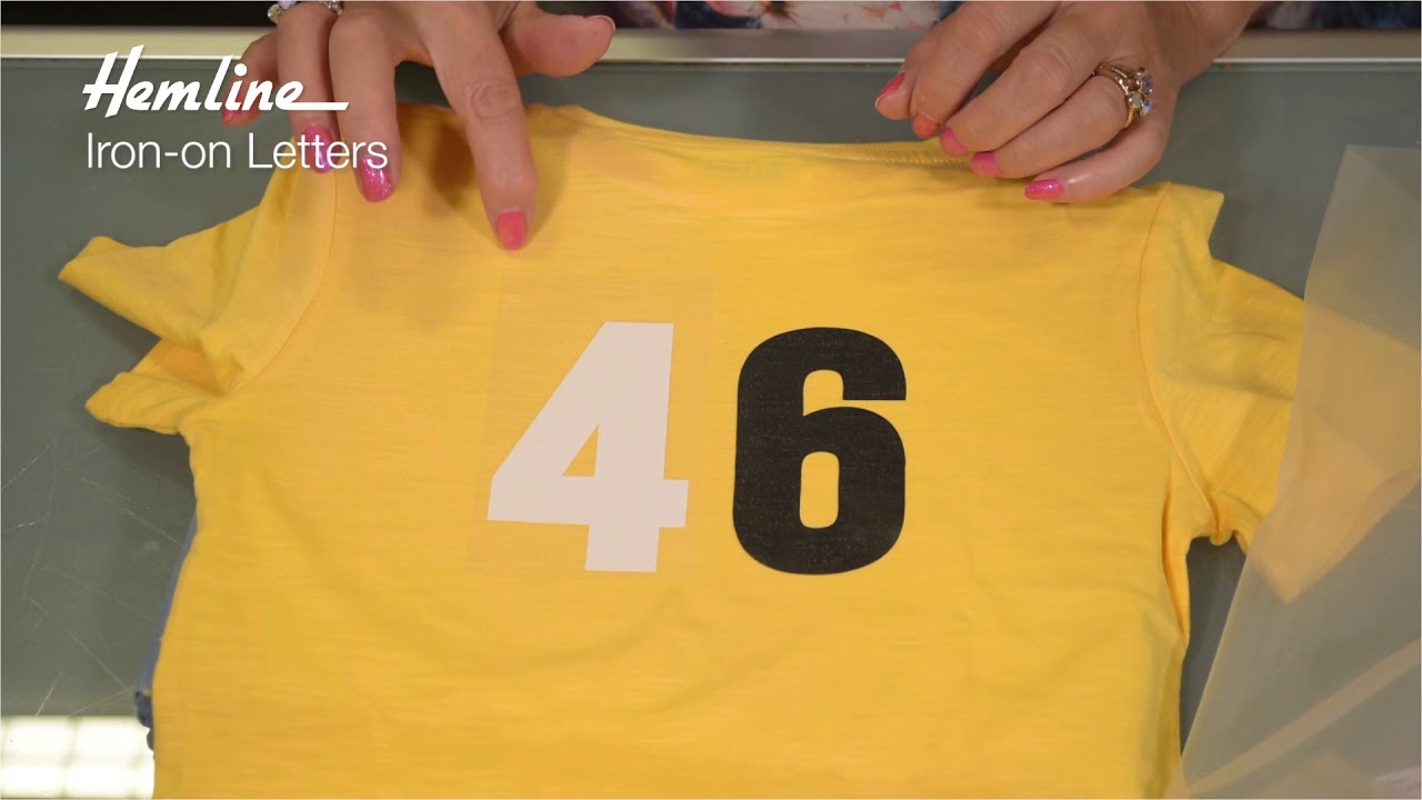 Iron-On Letters & Numbers by Hemline