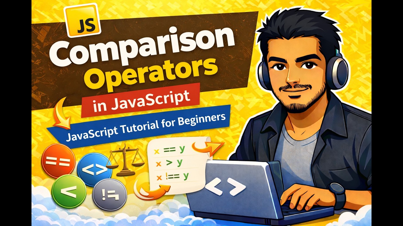 Comparison Operators in JavaScript (2026) | JavaScript Tutorial for Beginners