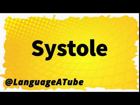 Systole Pronunciation ⚡️ How To Pronounce Systole!