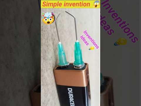 simple invention ideas🤯 Amazing invention with 9v battery#invention#dcmotor#craft#shorts