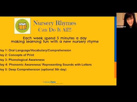 Webinar: Nursery Rhymes