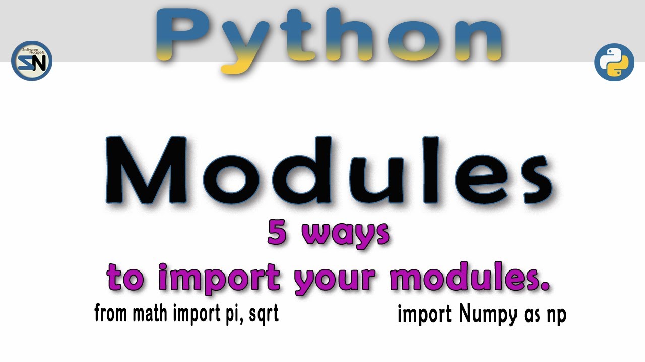 Python: 5 ways to import your modules with how-to examples.