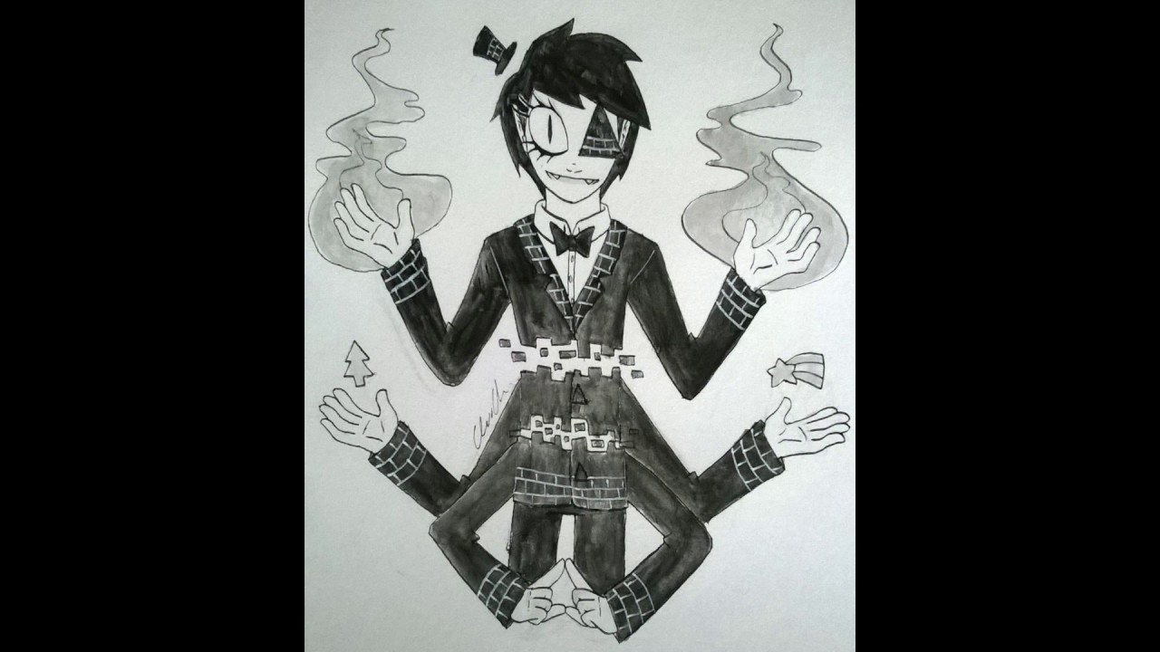 Inktober Day 26 | Bill Cipher - Gravity Falls | Speedpaint