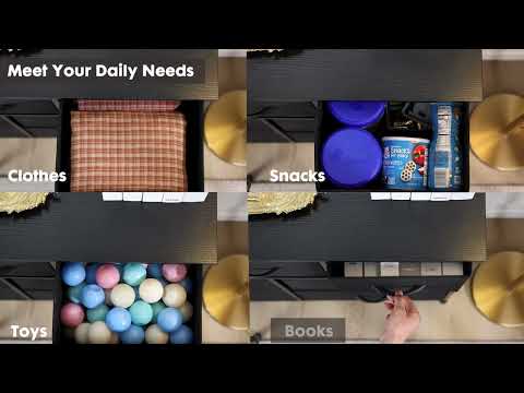 7-Drawer Dresser for Bedroom – Fabric Closet Organizer with Metal Frame and Wood Top
