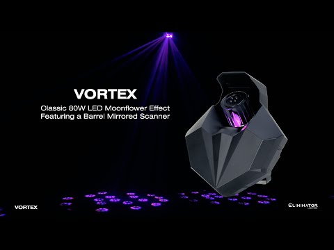 Eliminator Lighting VORTEX LED Moonflower Effect Light with | Reverb