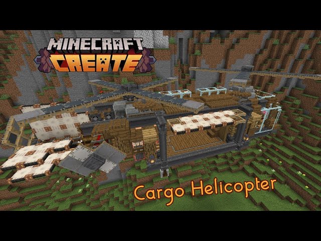 Cargo Helicopter Minecraft Map