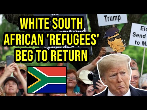 White South African 'Refugees' Beg to Return From USA
