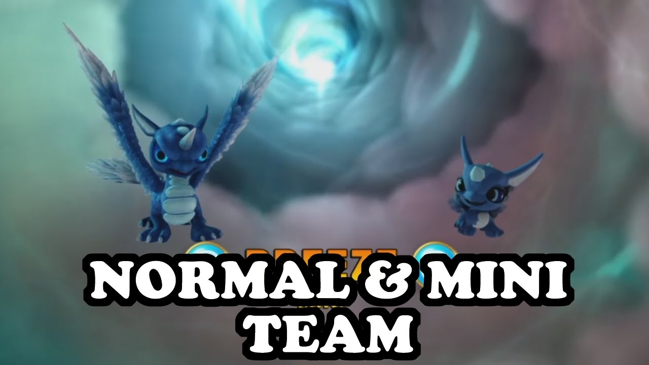 Skylanders Imaginators - Elite Whirlwind & Breeze GAMEPLAY - NORMAL & MINI TEAM