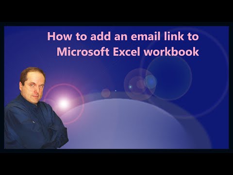 How to add an email link to a Microsoft Excel workbook
