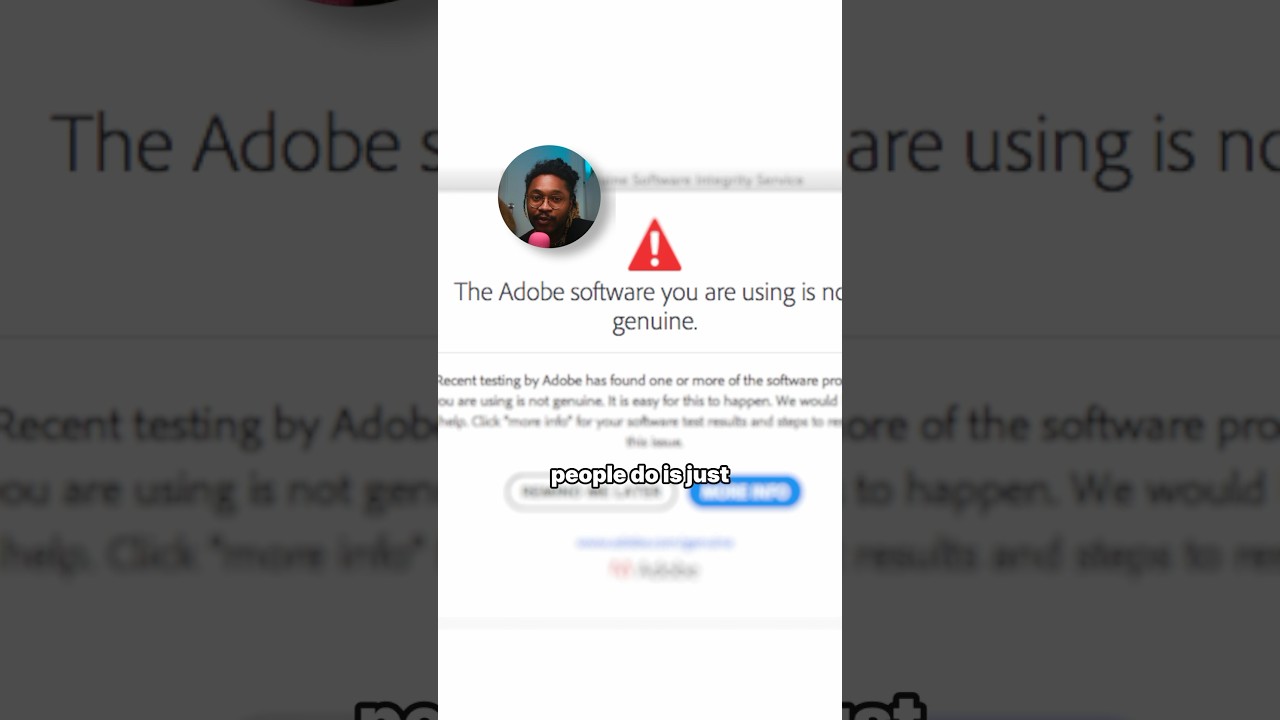 adobe knows that you’re pirating