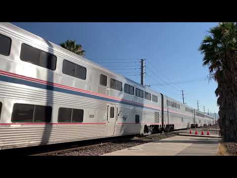 Rare - Amtrak Southwest Chief W/ Private business car Cyrus K Holliday