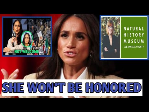 Meghan markle chance at Natural History Museums of Los Angeles County’s Night o Wonder gala CANCELED
