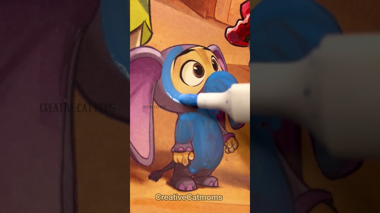 Halloween in ZOOTOPIA !!🎃 twisted Disney #shorts #art #creative #disney