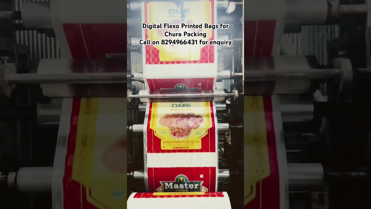 Digital Flexo printed bags for Chura Packing call on 8294966431 for enq #packaging #flexoprinting