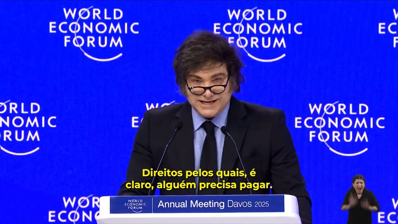 Discurso histórico de Javier Milei no WEF (Completo e legendado)