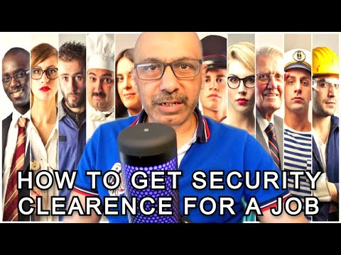 HOW TO GET SECURITY CLEARENCE FOR JOB #securityclearence #job #governmentjobs
