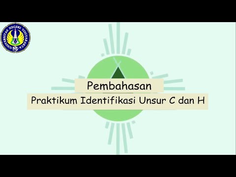Identifikasi Unsur C dan H dalam Senyawa Hidrokarbon || Part 5